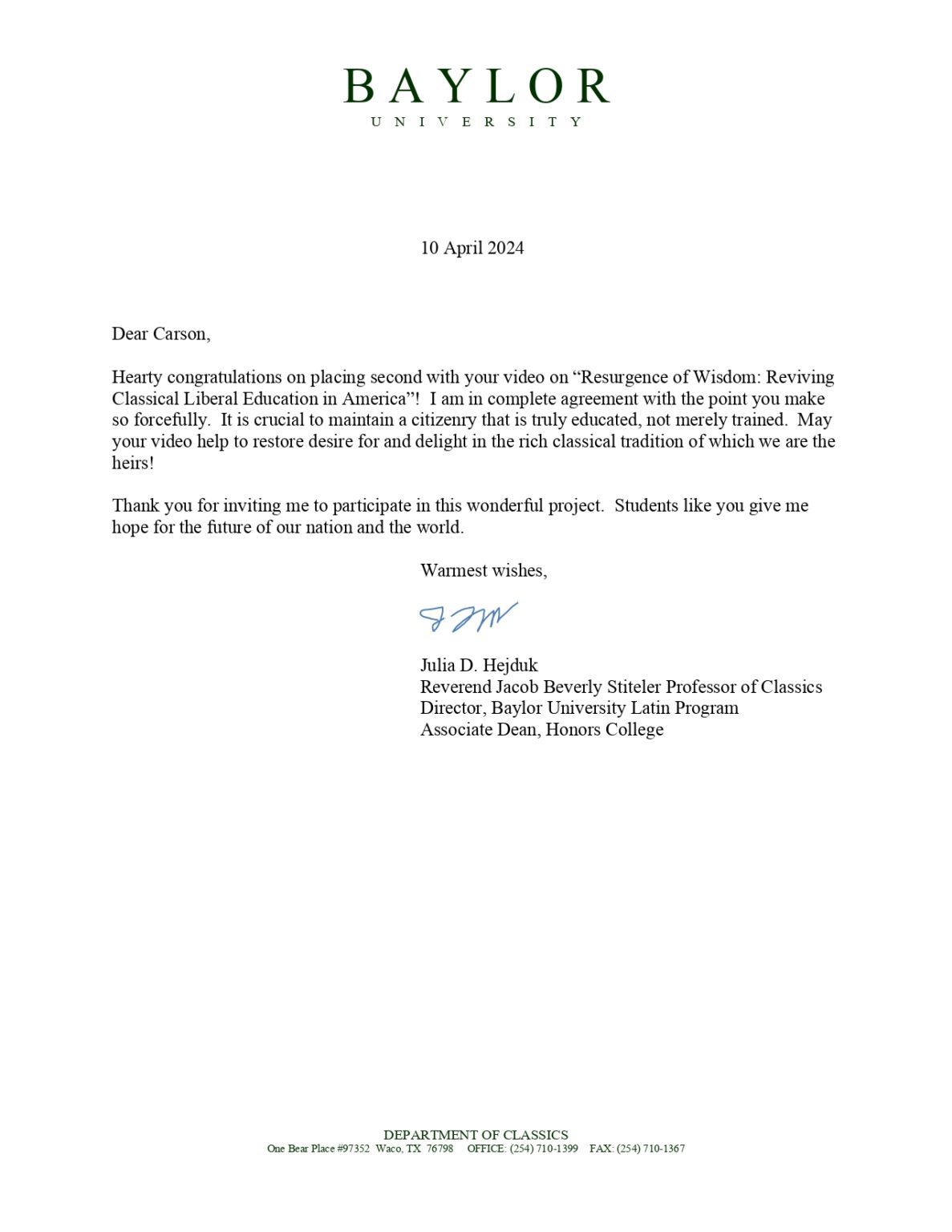 2024 Second Prize High School West – “Resurgence of Wisdom: Reviving ...